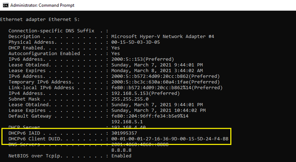 DUID and IAID - imRAD N1 Wiki(eng)